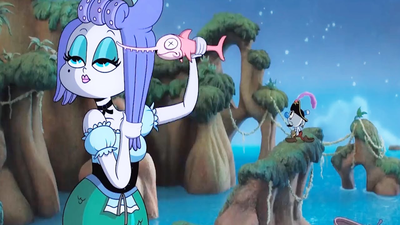 Cuphead Siren Cala Maria - YouTube