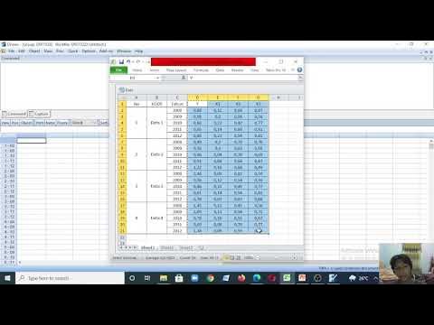 Analisis Descriptive Statistic menggunakan EViews versi 9 - YouTube