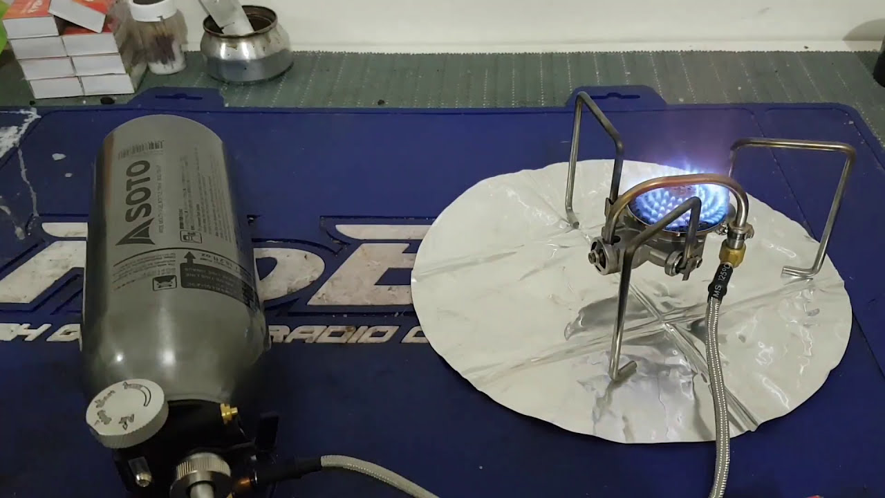 SOTO MUKA STOVE (shellite fuel) - YouTube