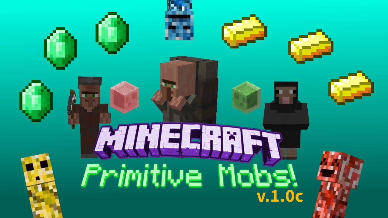 Review Mod Primitive Mobs! v1.0c - MINECRAFT 1.7.10 - YouTube