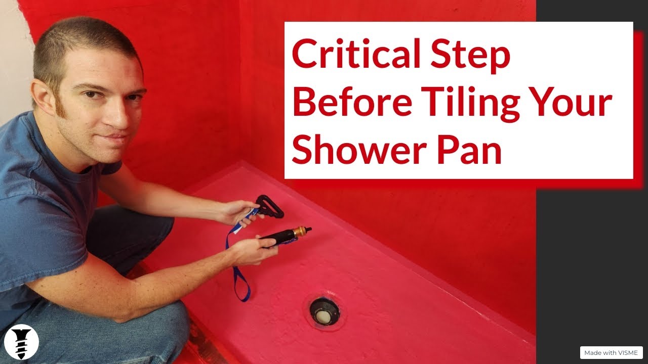 Step-by-Step Flood Testing a Shower Pan - YouTube