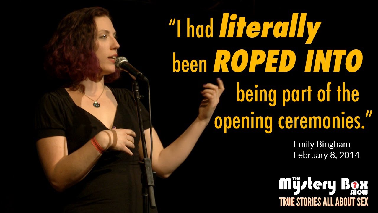 Kinky In Public: Emily Bingham @ The Mystery Box Show - YouTube