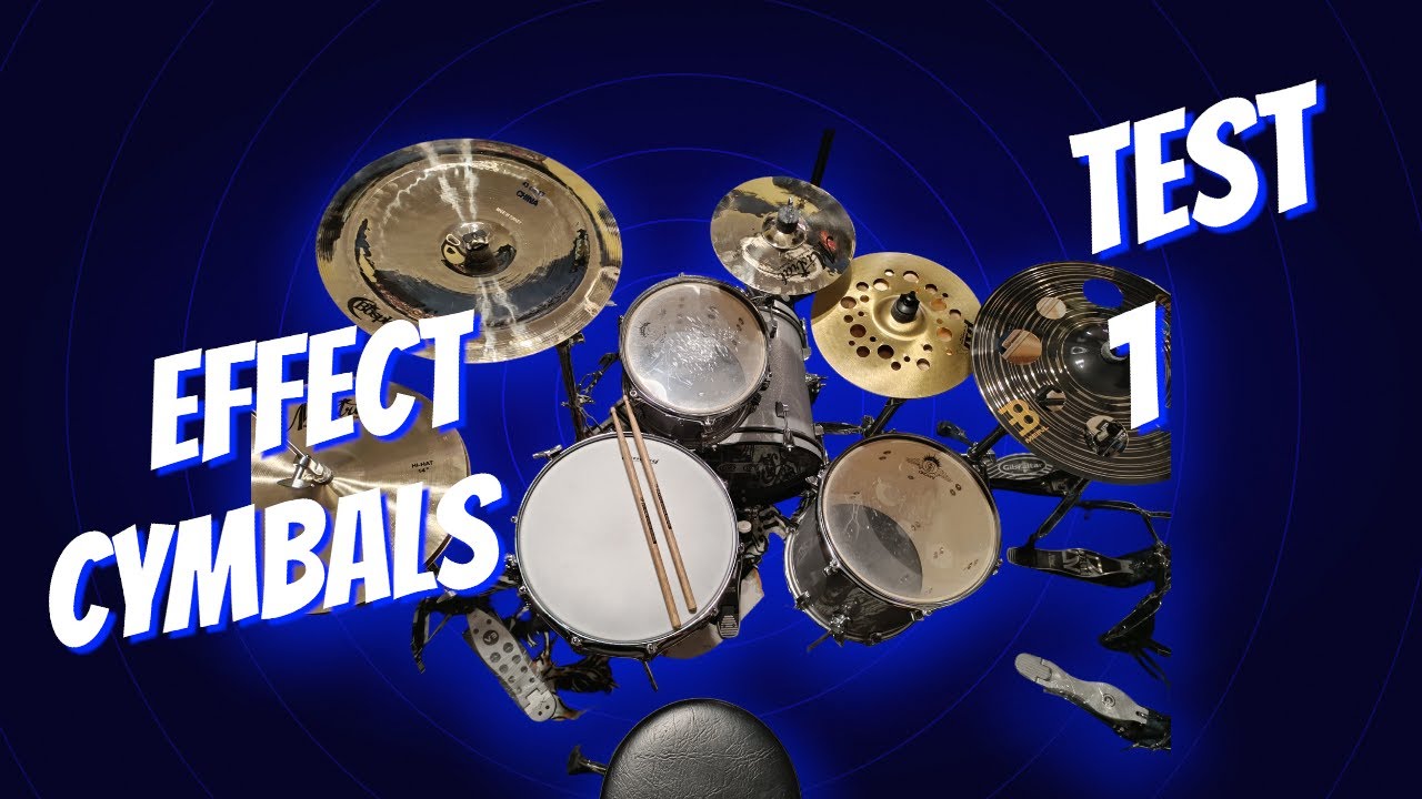 Effect cymbals - Test 1 - YouTube