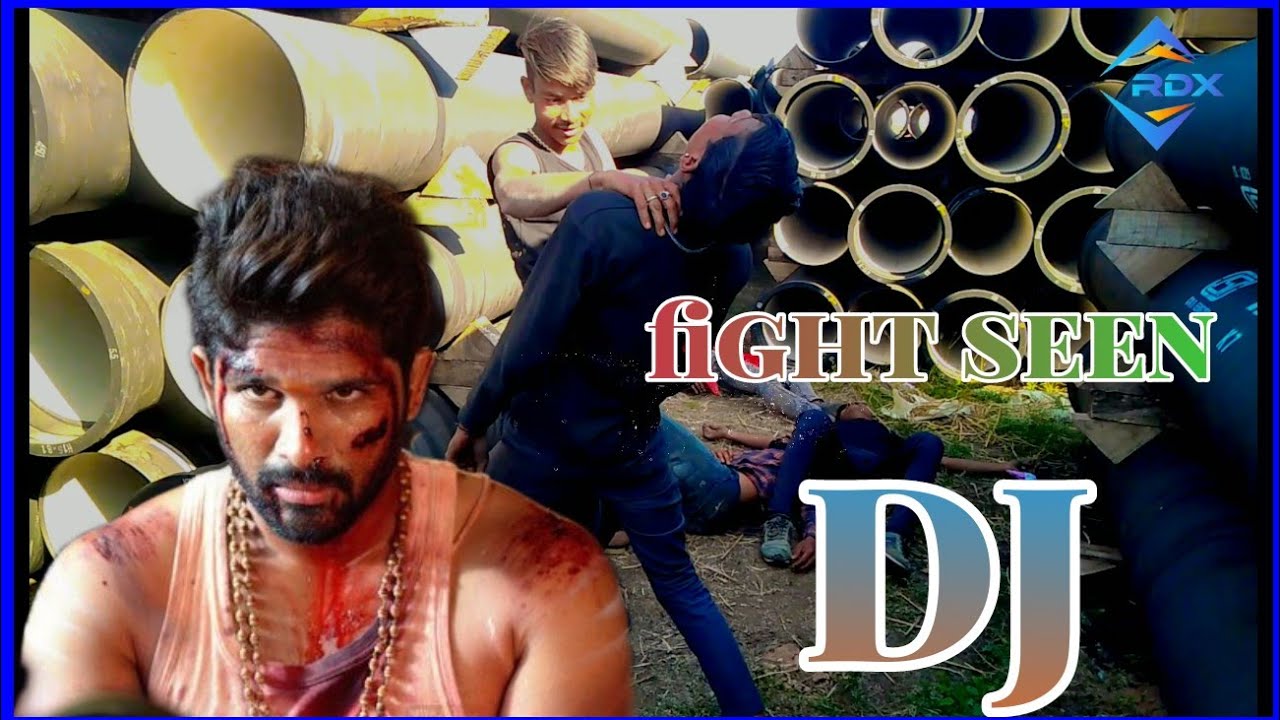 DJ movie fight seen spoof dj movie climex fight seen recreate by ...