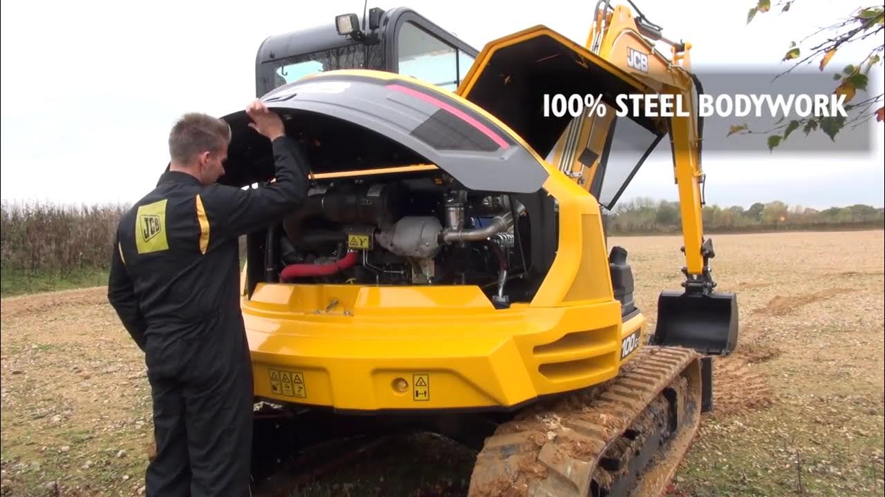 Kompaktowe minikoparki JCB 90Z 1 & 100C 1 - YouTube