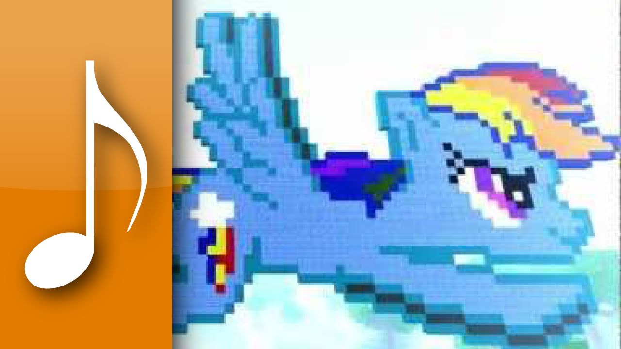 Minecraft - My Little Pony: Friendship is Magic Theme Song - Note ...