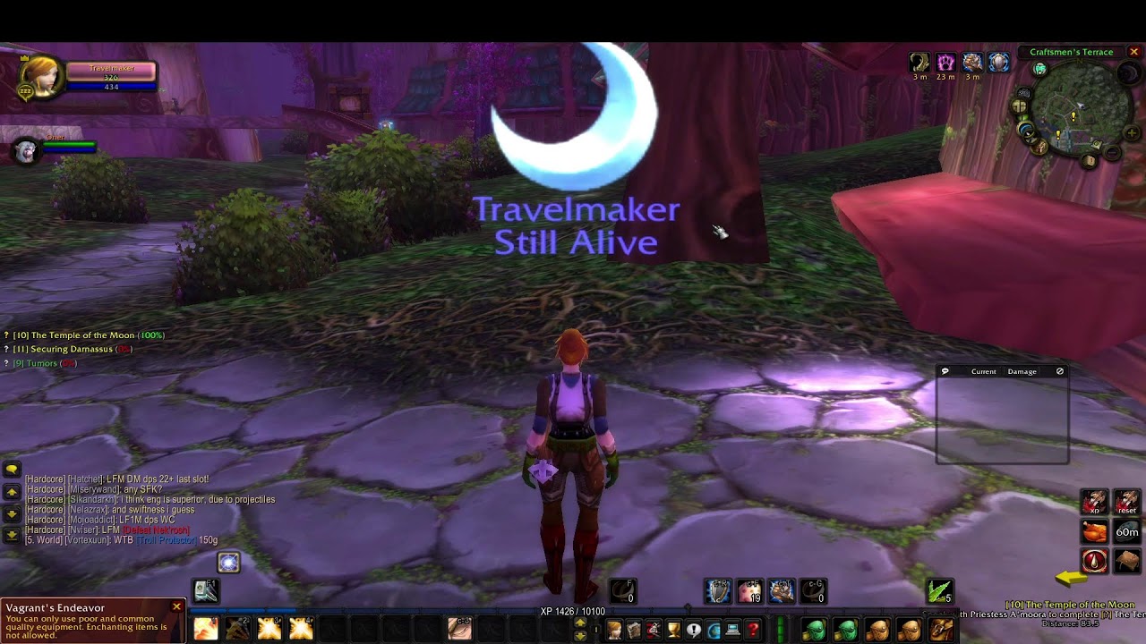 Turtle wow - HC Warrior leveling/dungeons - YouTube