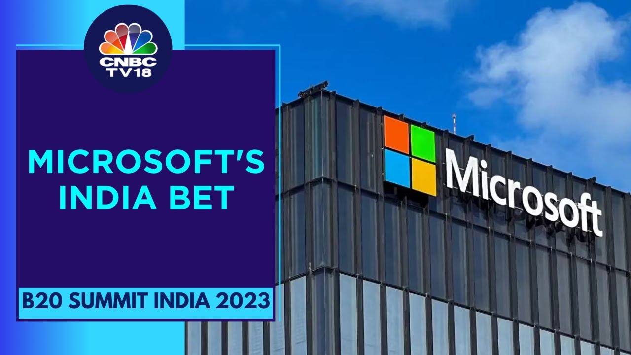 Indian Market Is Extraordinary: Microsoft President Brad Smith | B20 ...