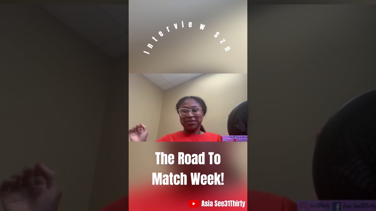 Residency Interview Season & Tips | Match Week | 3 of 5 #shorts - YouTube