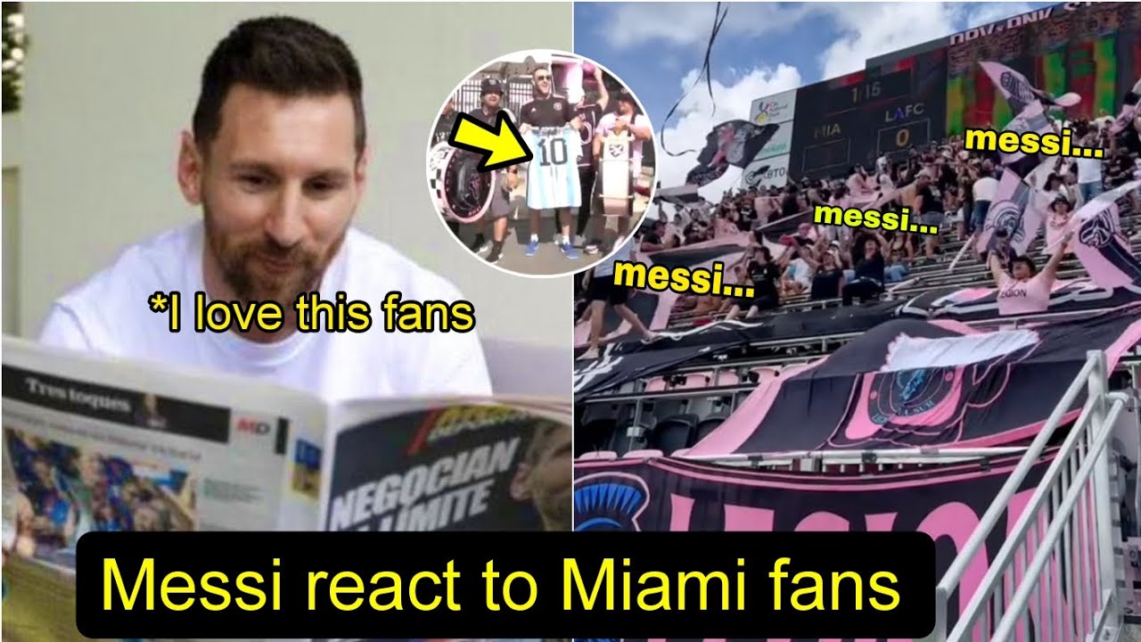 Inter Miami Fans Chanting Messi Messi! 😳 at stadium and Messi Arrives ...