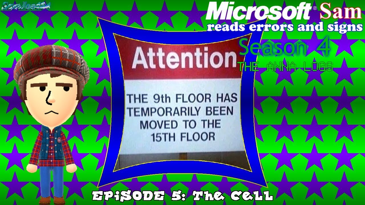 Microsoft Sam reads errors and signs (S4E5.1): The Cell - YouTube