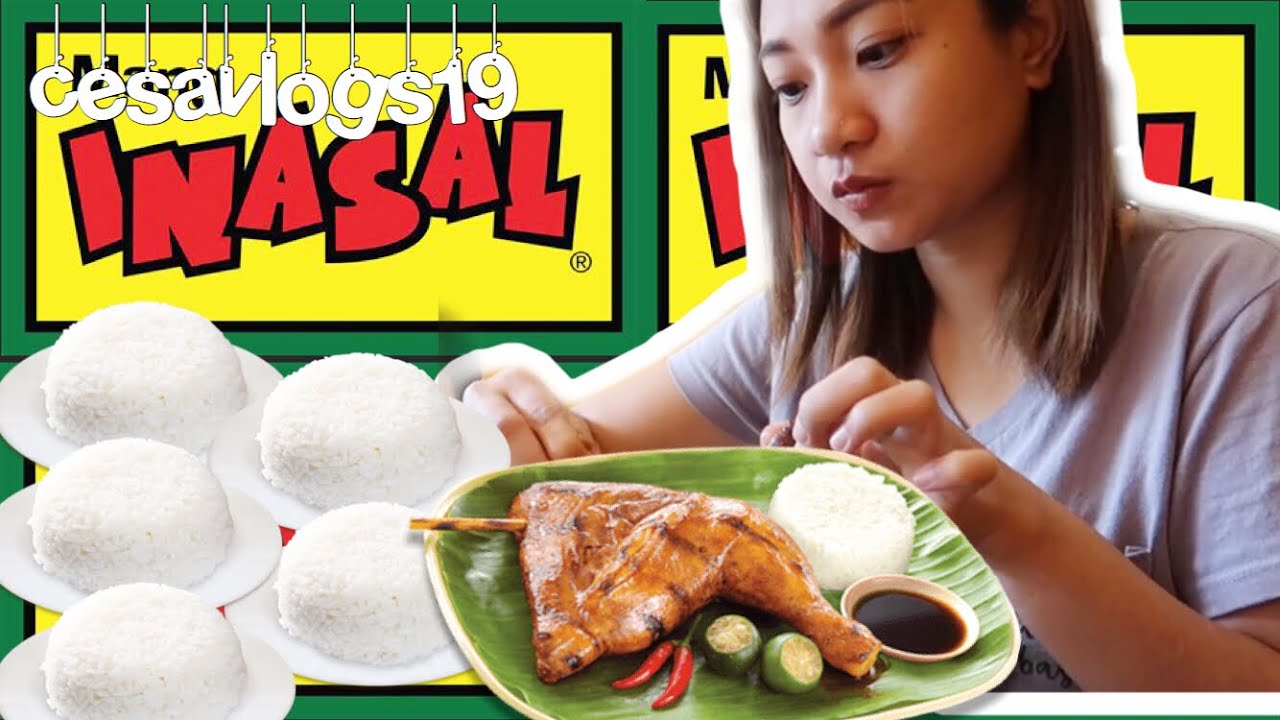 MANG INASAL 🍗🍚 🤫 UNLI RICE MUKVLOG MUKBANG+VLOG • cesavlogs - YouTube
