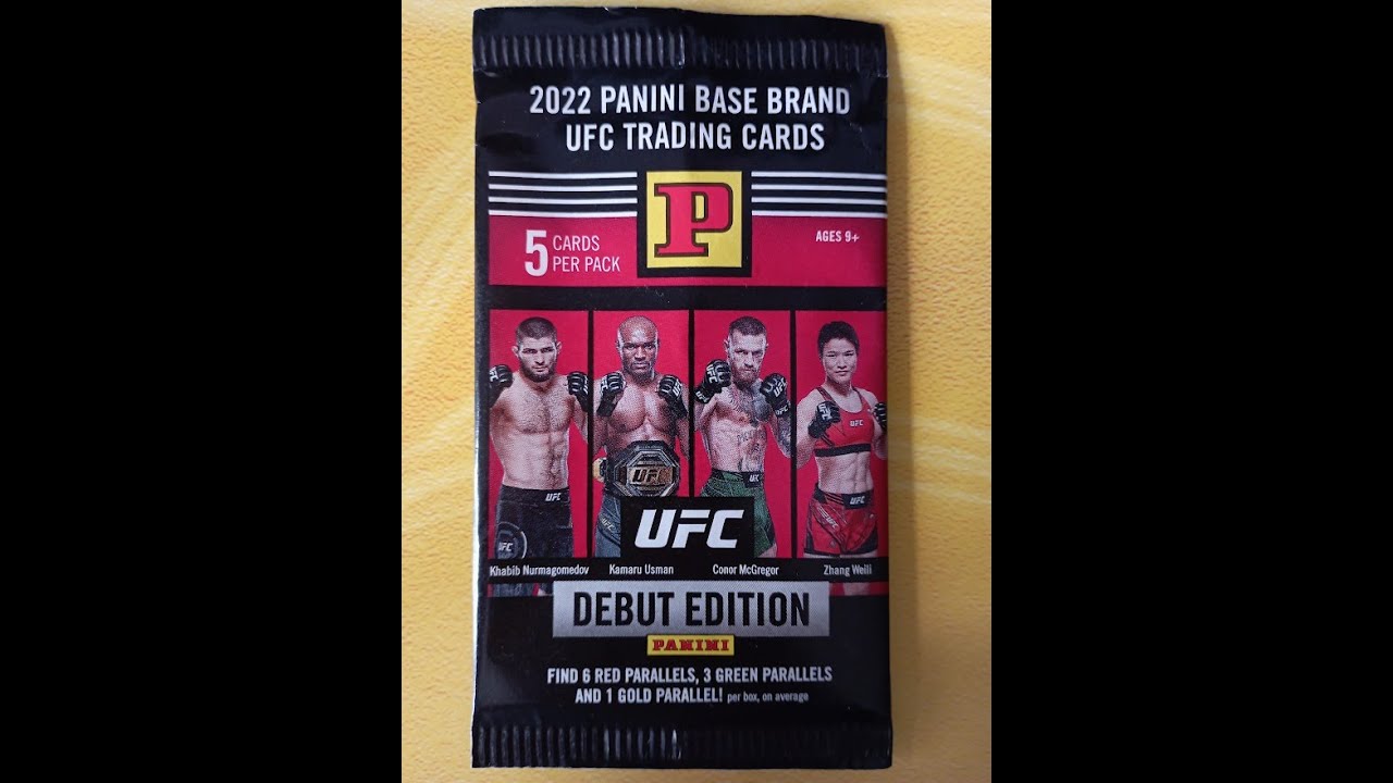 2022 Panini UFC Debut Edition 3 packs open - YouTube
