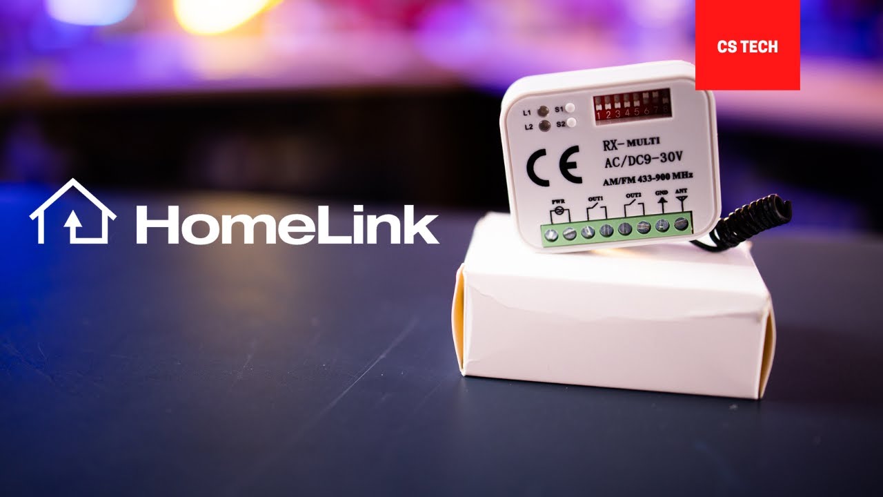 Modul HomeLink universal pentru porți și garaj, dar și integrarea lui ...