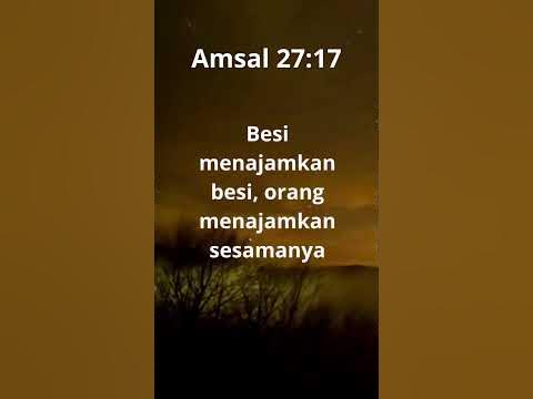 Amsal 27:17 - YouTube