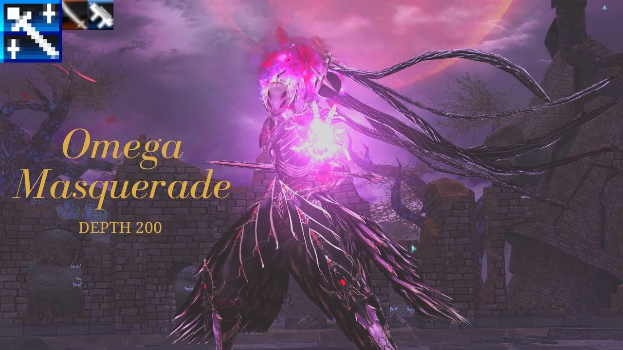PSO2 [NA] - Omega Masquerade Depth 200 [3:13] - Phantom (Katana/Rifle ...