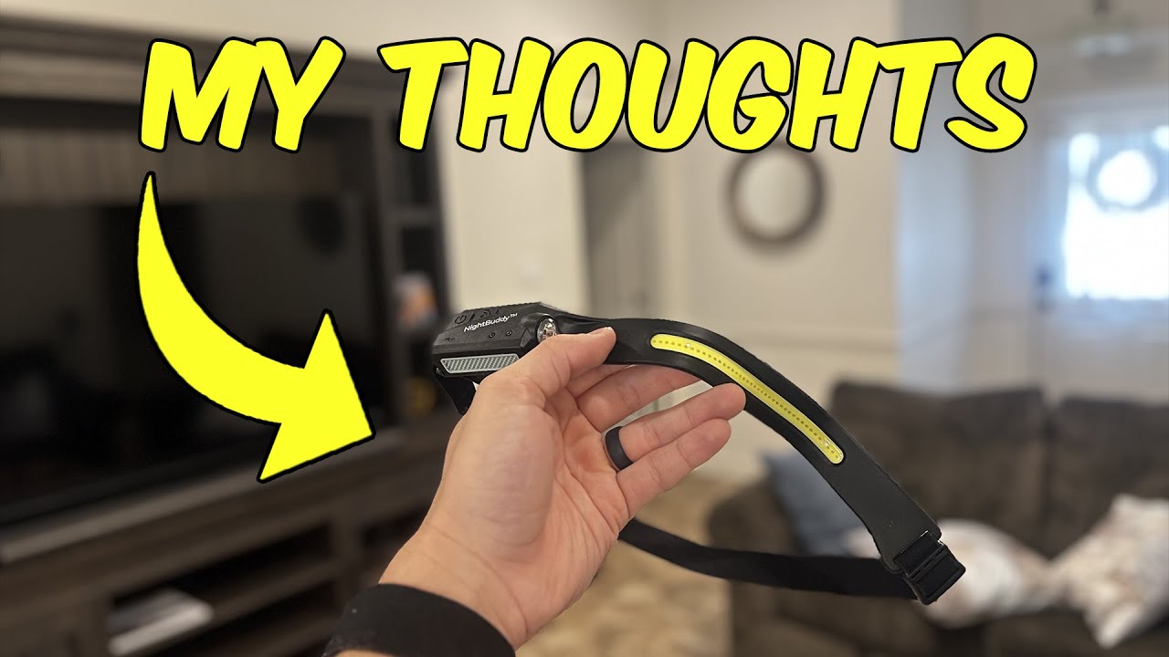 My Review of the Night Buddy LED Headlamp - YouTube