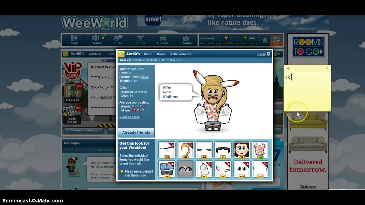 weeworld glitch how to use it !! - YouTube
