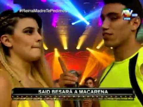 COMBATE: Macarena Vélez y Said Palao tuvieron que volver a besarse