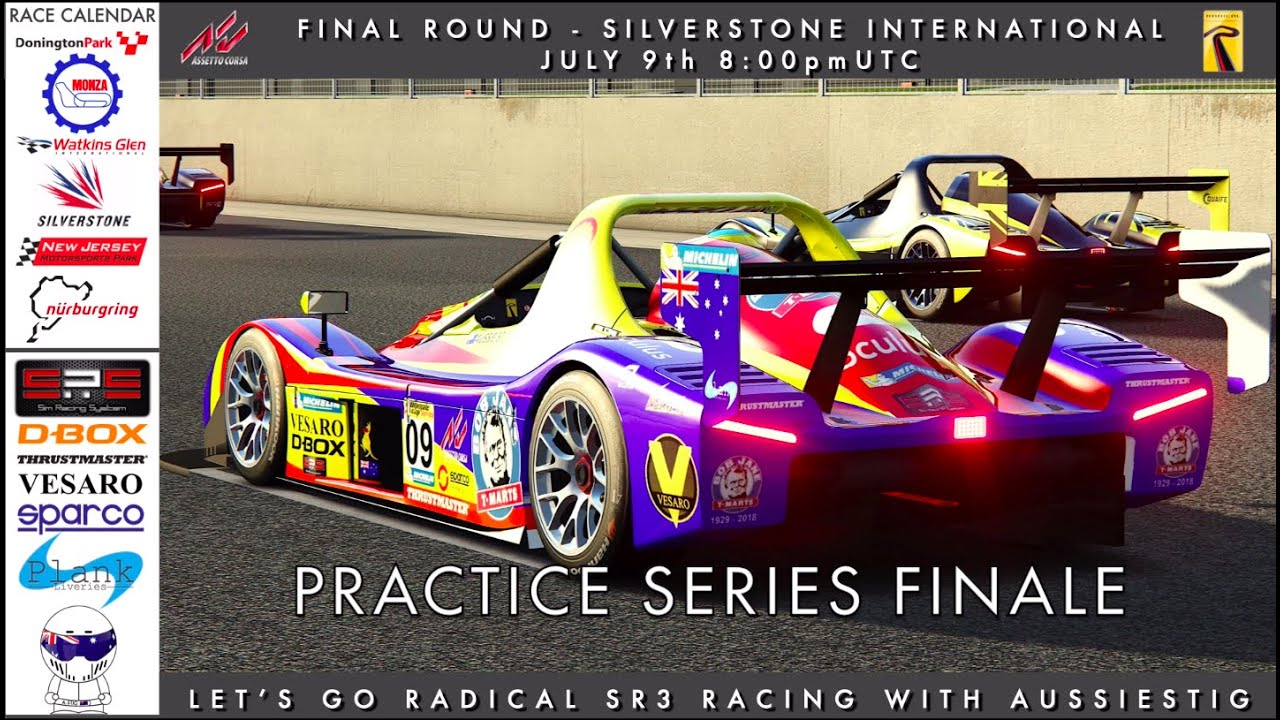 Series Finale - Let's Go Radical SR3 Racing With AussieStig - YouTube