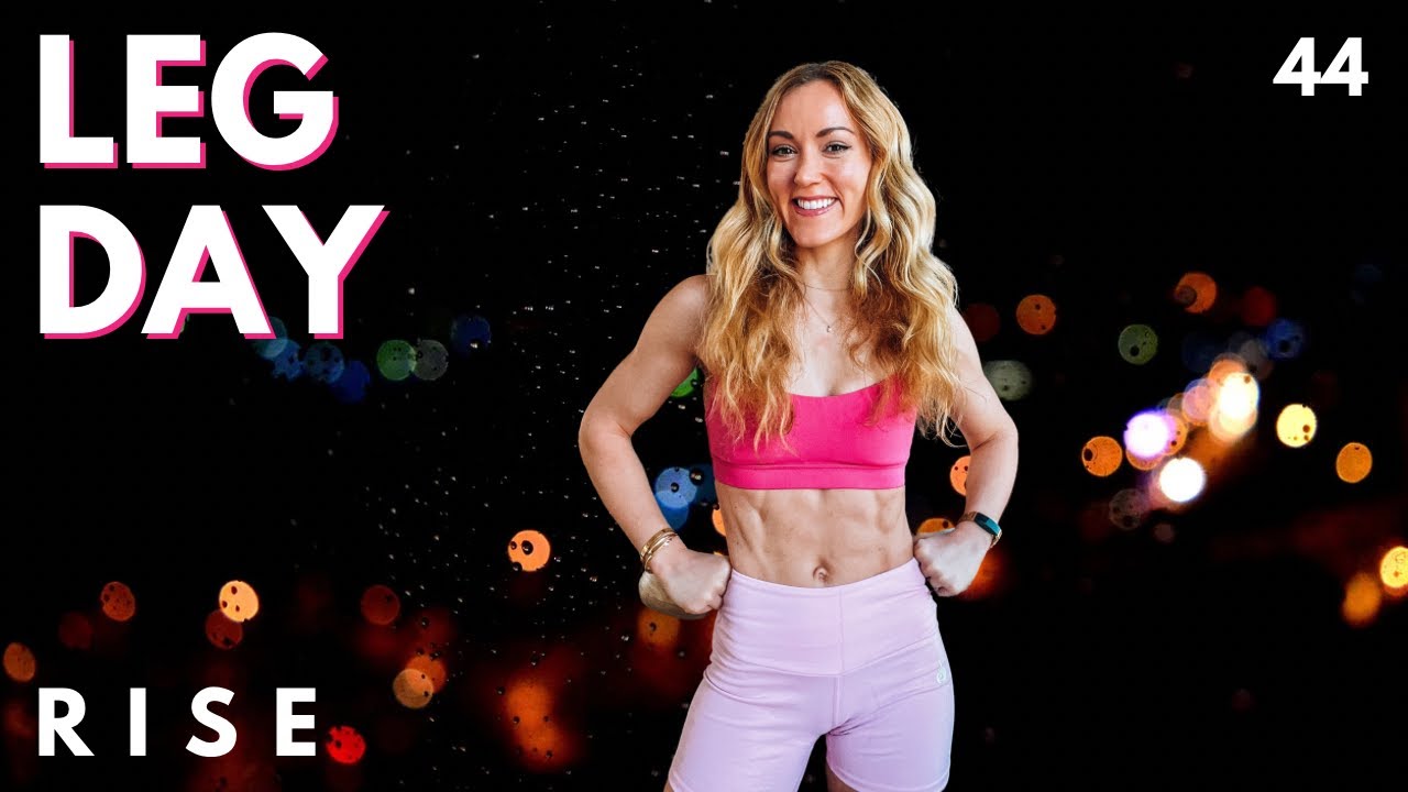 40 Min ROARING LEG DAY AMRAP | RISE DAY 44 - YouTube
