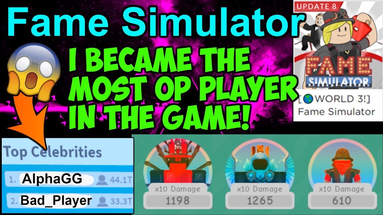 FAME SIM. UPDATE 8!! I BECAME THE BEST PLAYER!! (Roblox) - YouTube