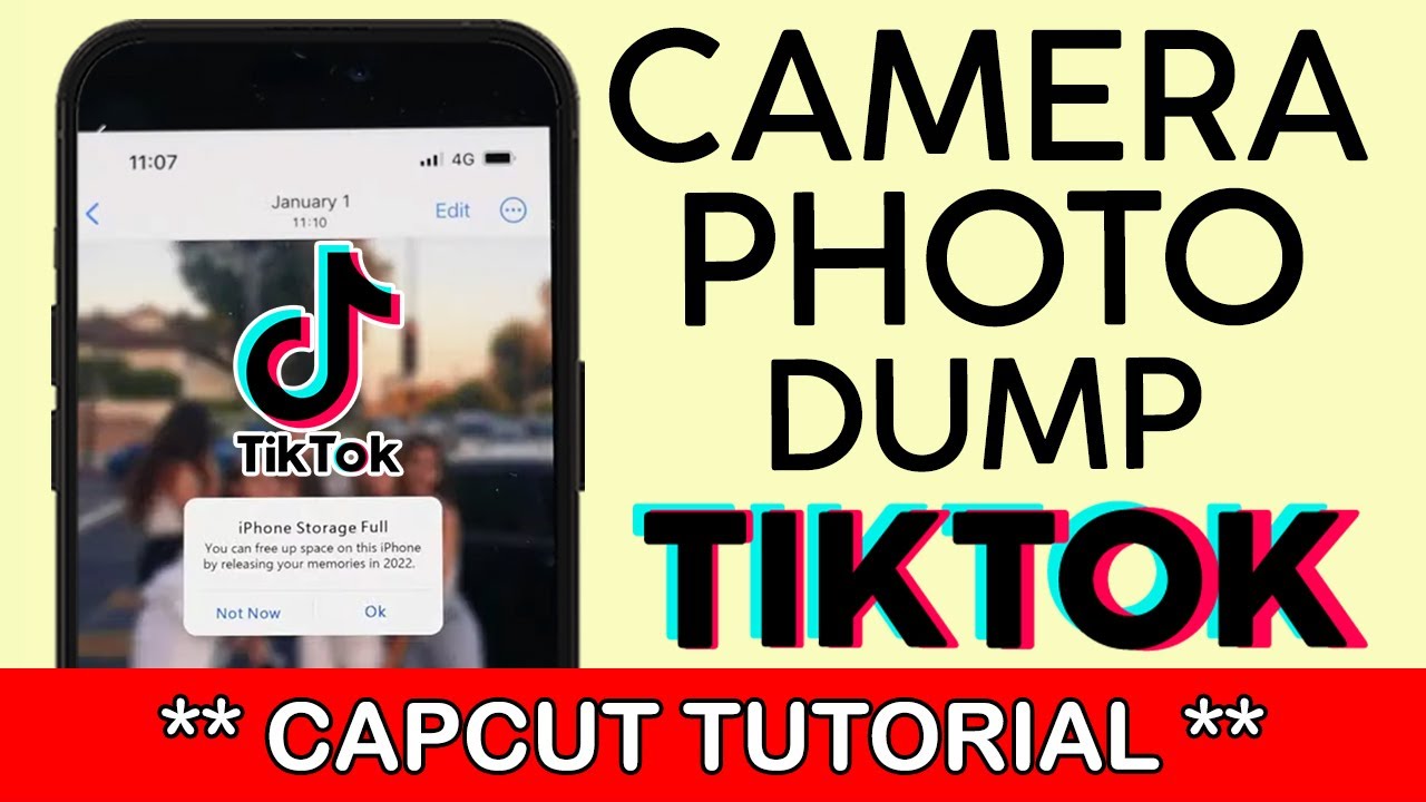 How to Create Camera Photo Dump Video Trend on Tiktok | Capcut Template ...