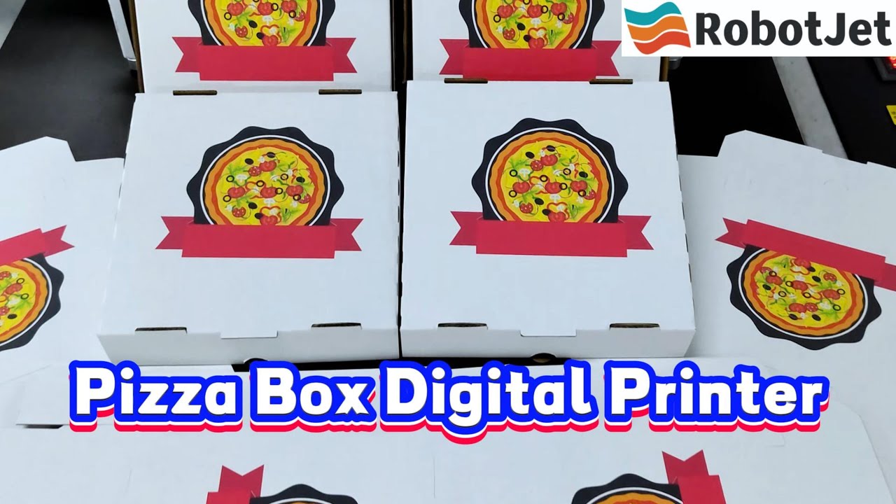 Epson A3+ head Pizza Box Digital Printer - YouTube