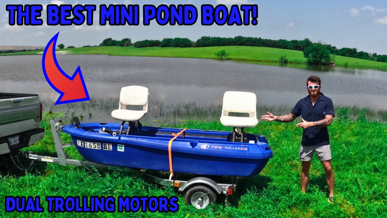 The BEST Mini Plastic Fishing Boat!! The Twin Troller X10 - YouTube