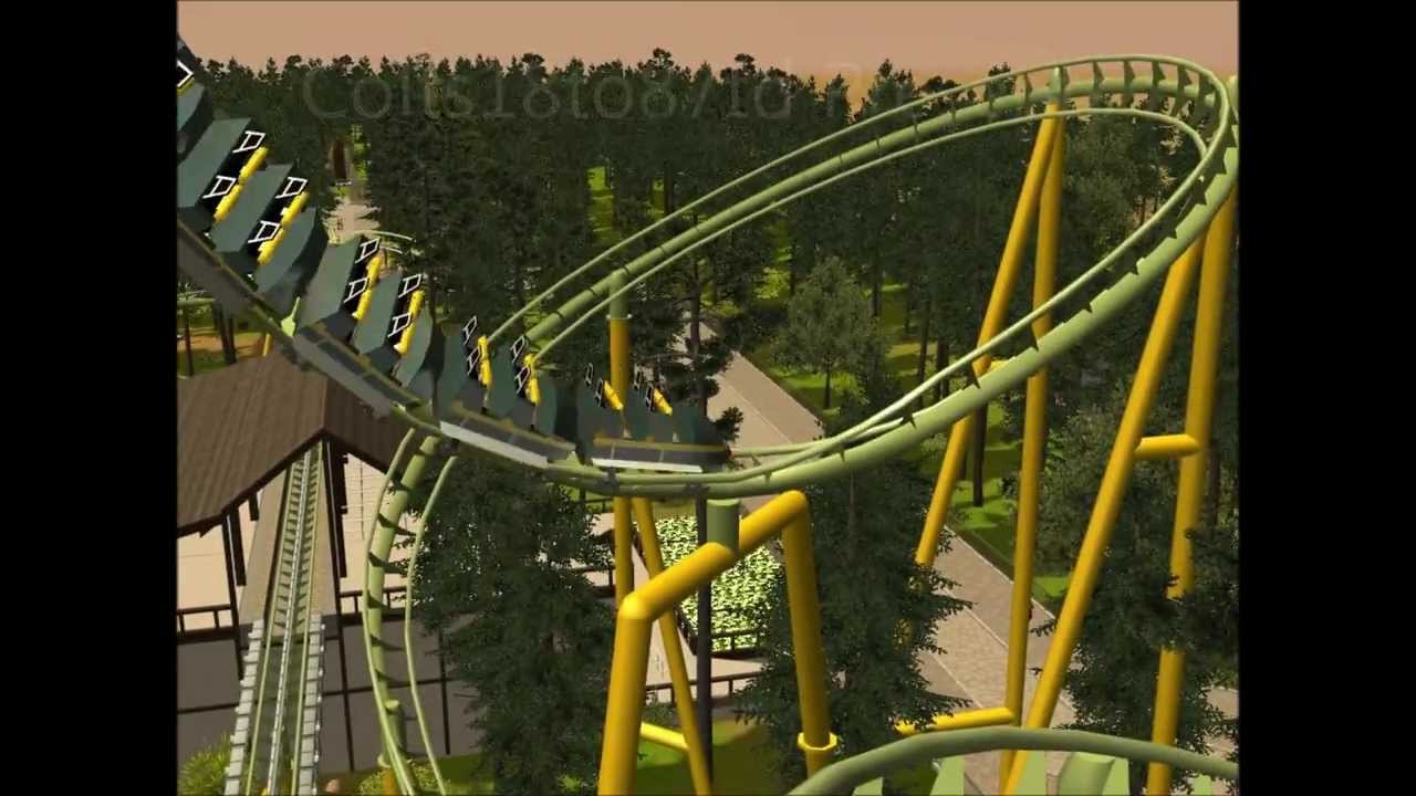 Roller Coaster Tycoon 3 - Ironheart - LIM Launch Coaster - YouTube