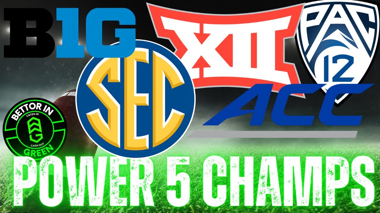 NCAA Football Power 5 Champions in 2023! - YouTube