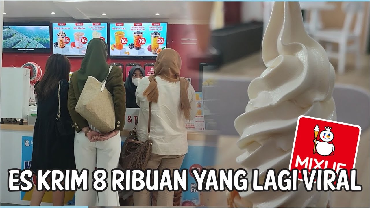 NYOBAIN ES KRIM YANG KATANYA ENAK - REVIEW ICE CREAM MIXUE - YouTube