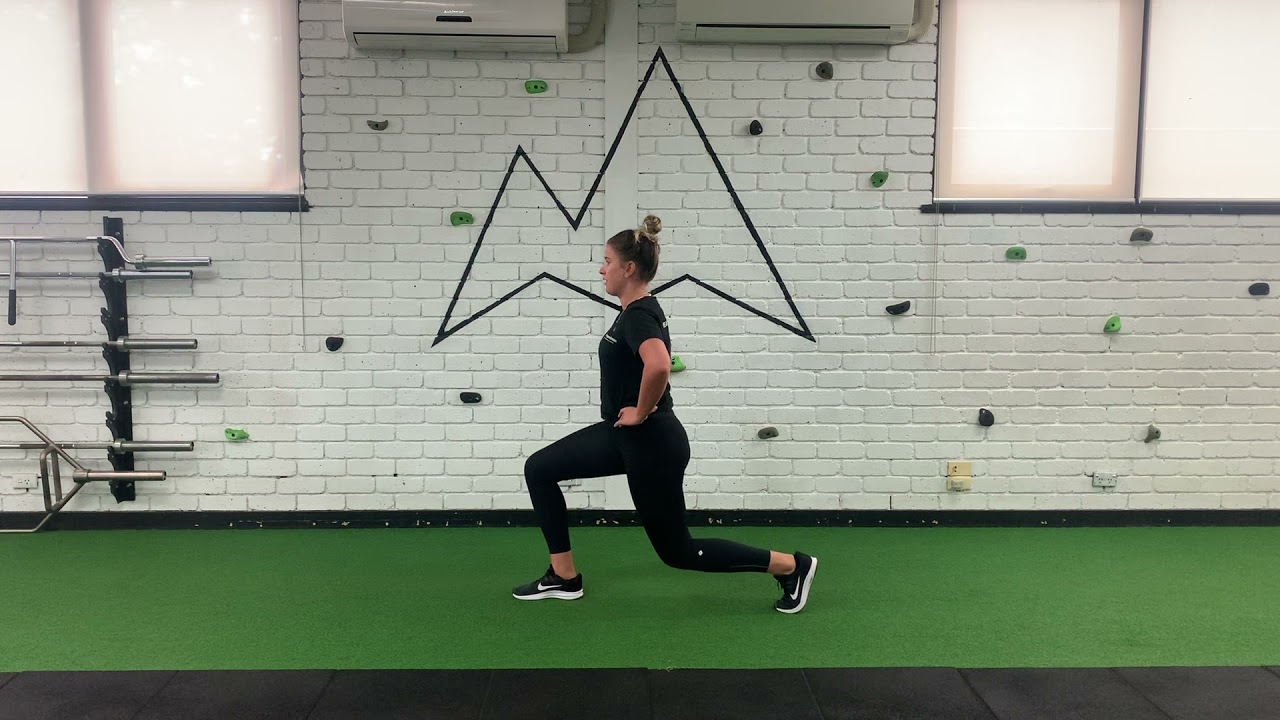 SPLIT SQUAT PULSES - YouTube