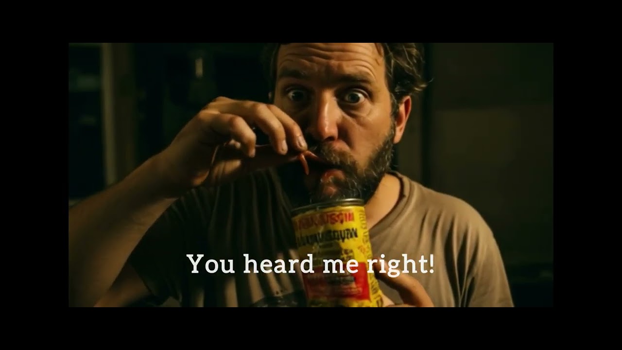 The Man’s Eating Worms! - YouTube