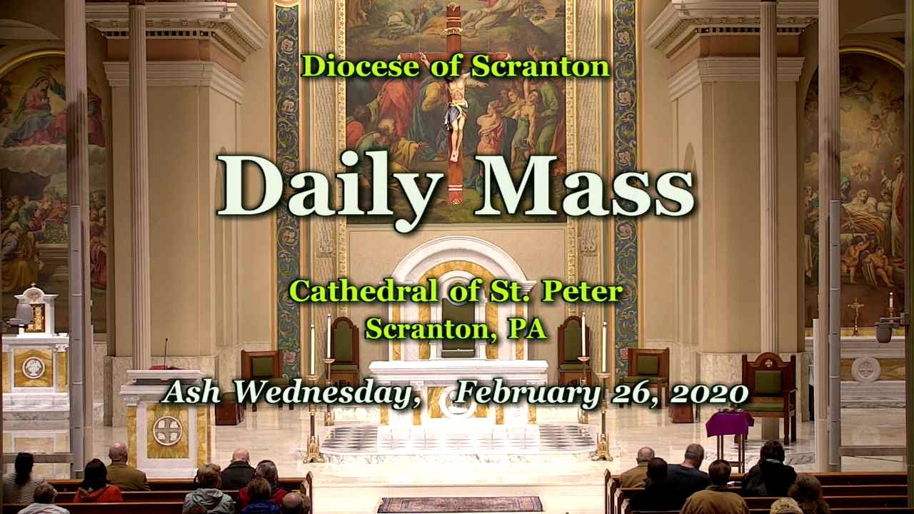Ash Wed Mass 2-26-20 - YouTube
