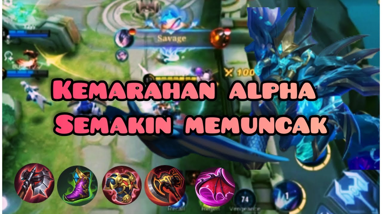 BEGINI CARA BERMAIN HERO ALPHA DAN BUILD TERSAKIT 2022 || MOBILE LEGEND ...