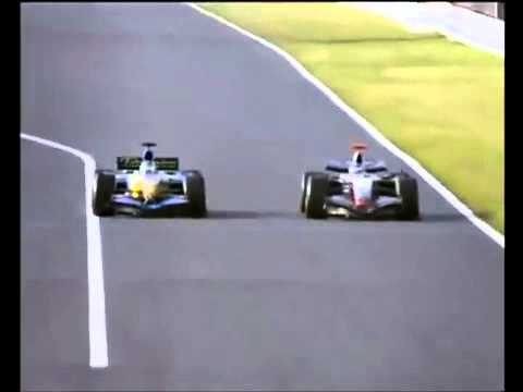 Raikkonen last lap passes Fisichella - F1 GP Japan- Suzuka 2005 - YouTube