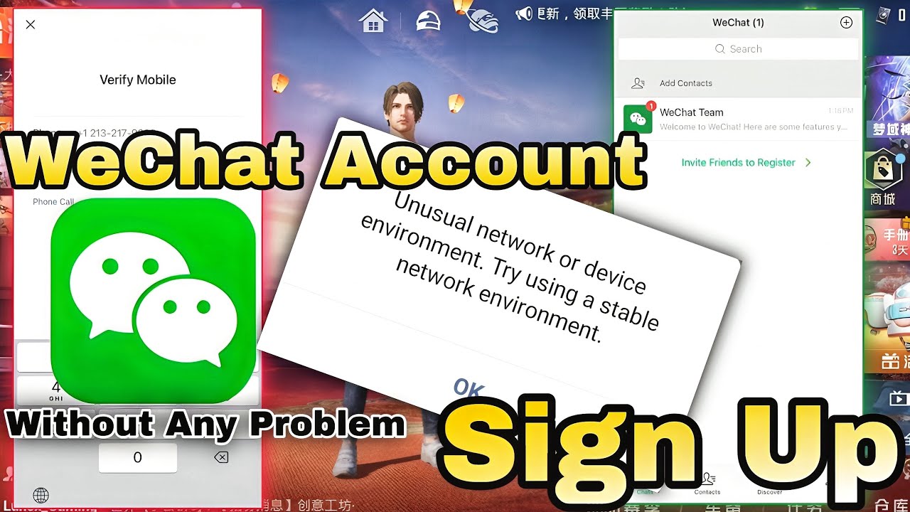 How To Create Wechat Account Without Qr Code Scan How To Fix Wechat
