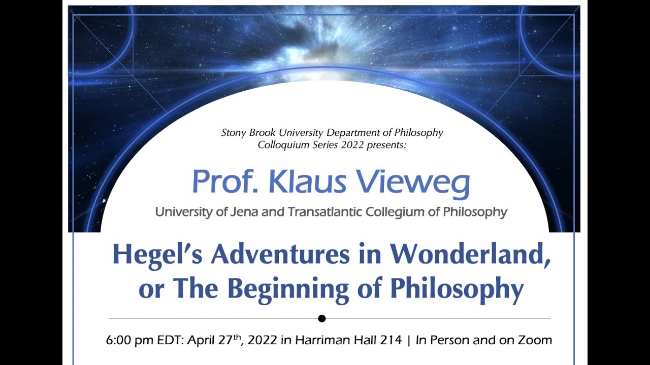'Hegel's Adventures in Wonderland, or the Beginning of Philosophy ...