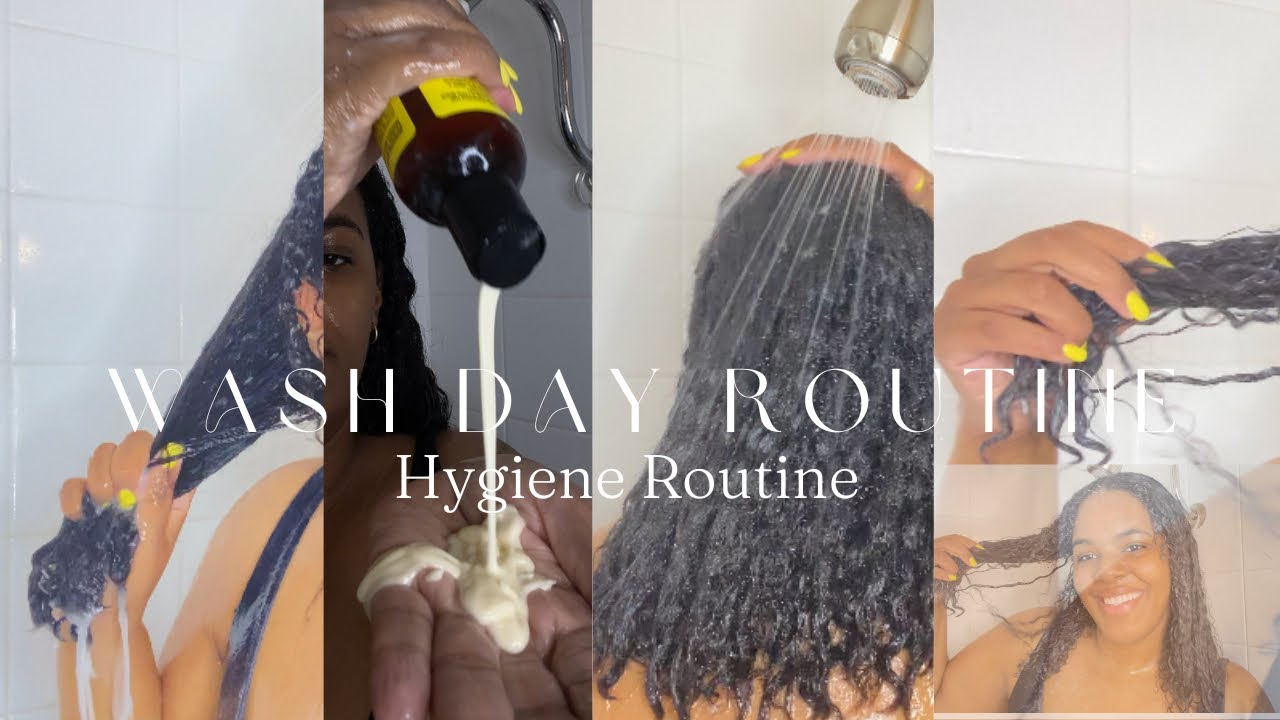 Wash Day Routine on Natural Hair! Simple and Affordable! Hygiene ...