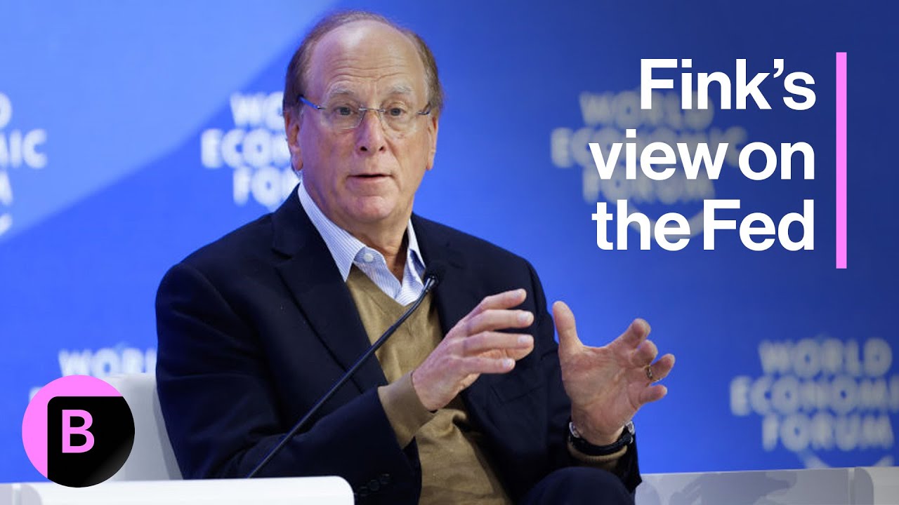BlackRock CEO Fink Sees 'Probabilities' of Fed Hikes in Longer Term ...