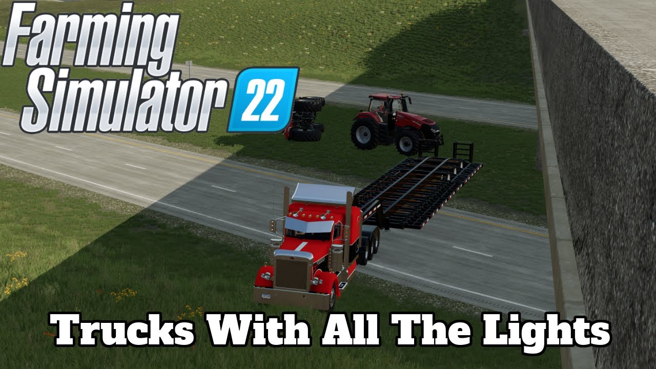 FS22 Mod Spotlight - Trucks With All The Lights! - YouTube