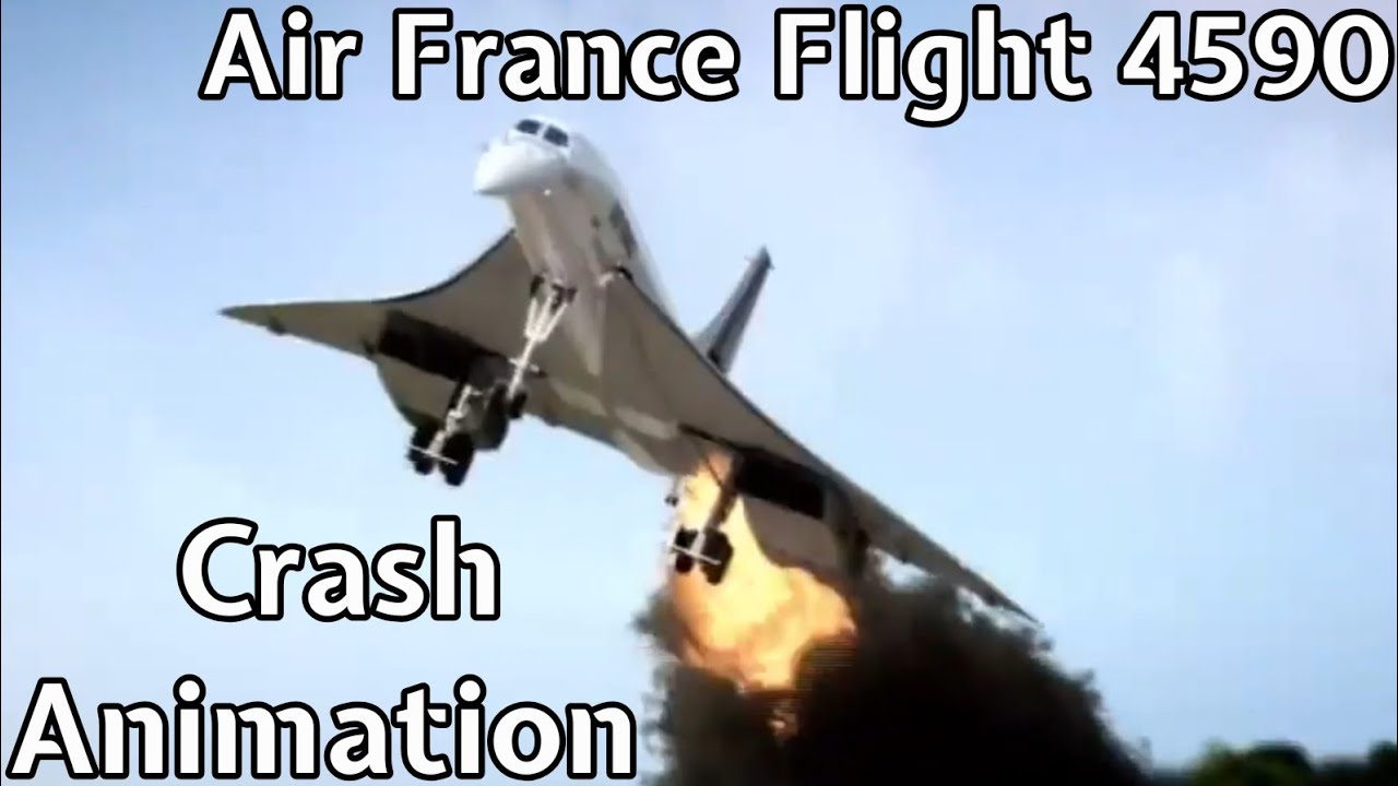 Air France Flight 4590 Crash animation - YouTube