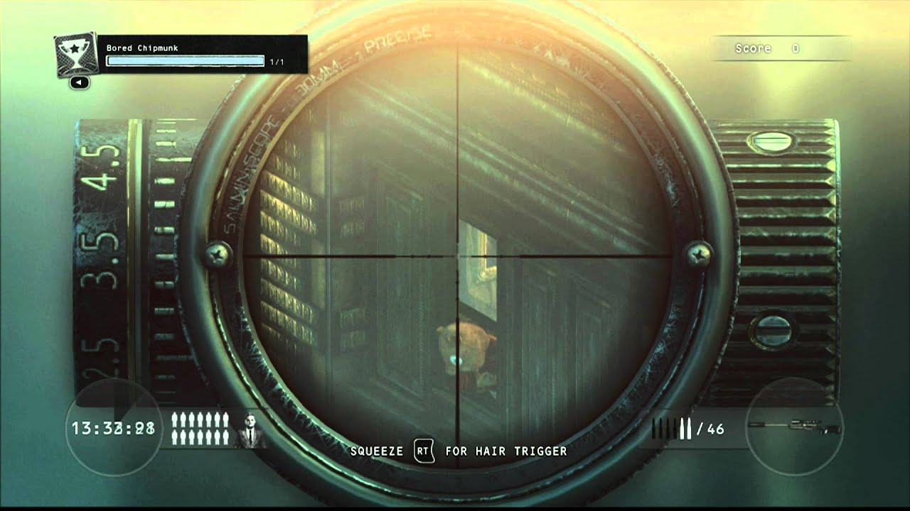 Hitman Sniper Challenge: Bored Chipmunk Achievement - YouTube