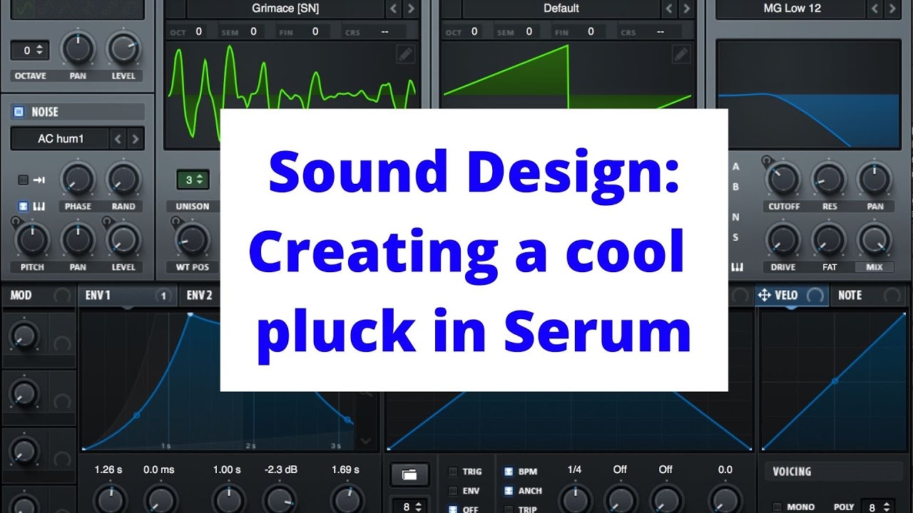 How to Make a Cool Pluck in Serum - YouTube