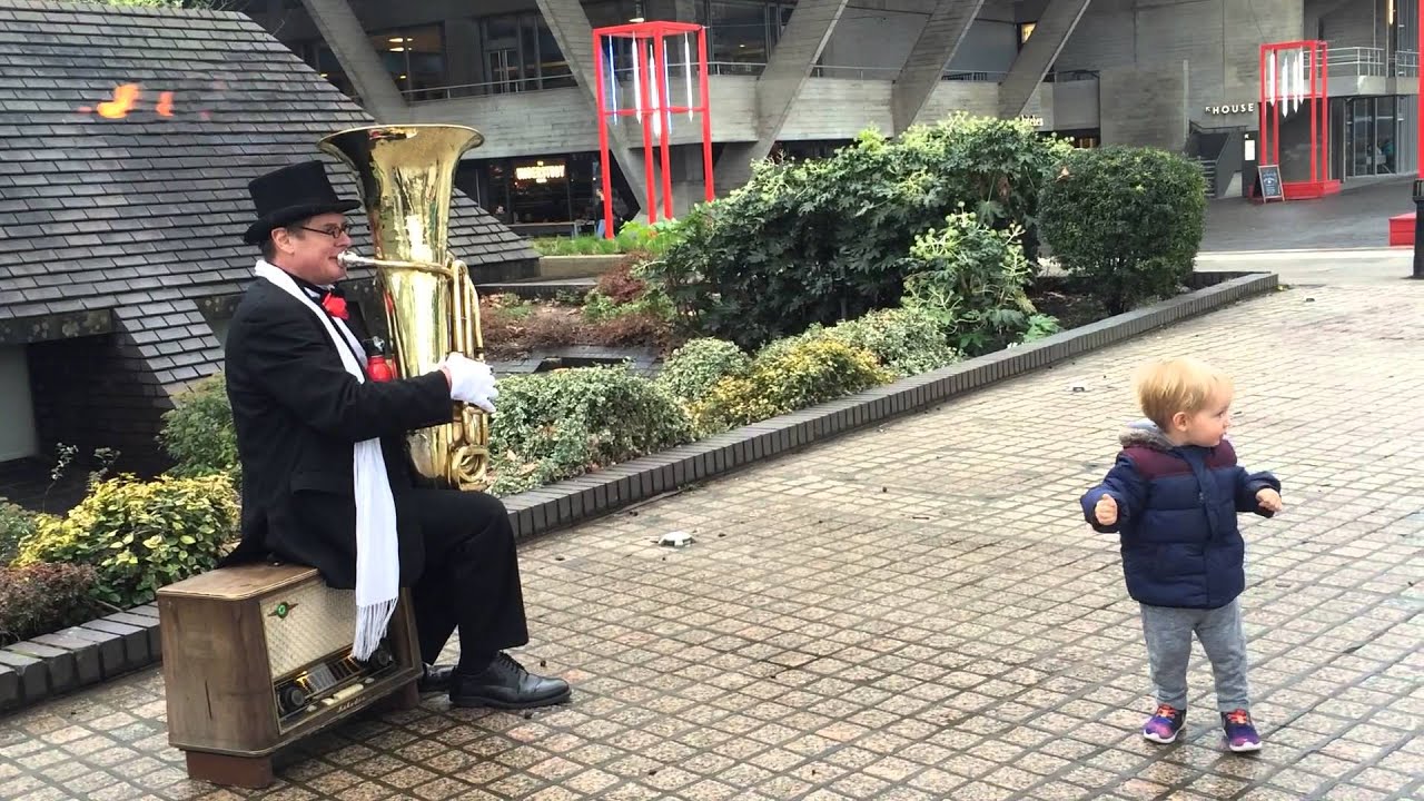 Playing a flaming tuba on London’s South Bank - YouTube