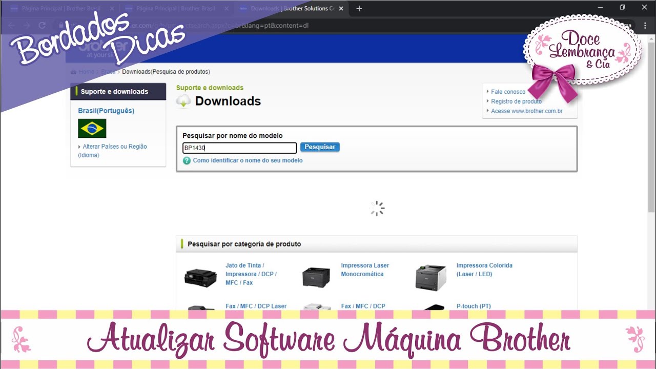 Como Atualizar o Software de Máquinas Brother - YouTube