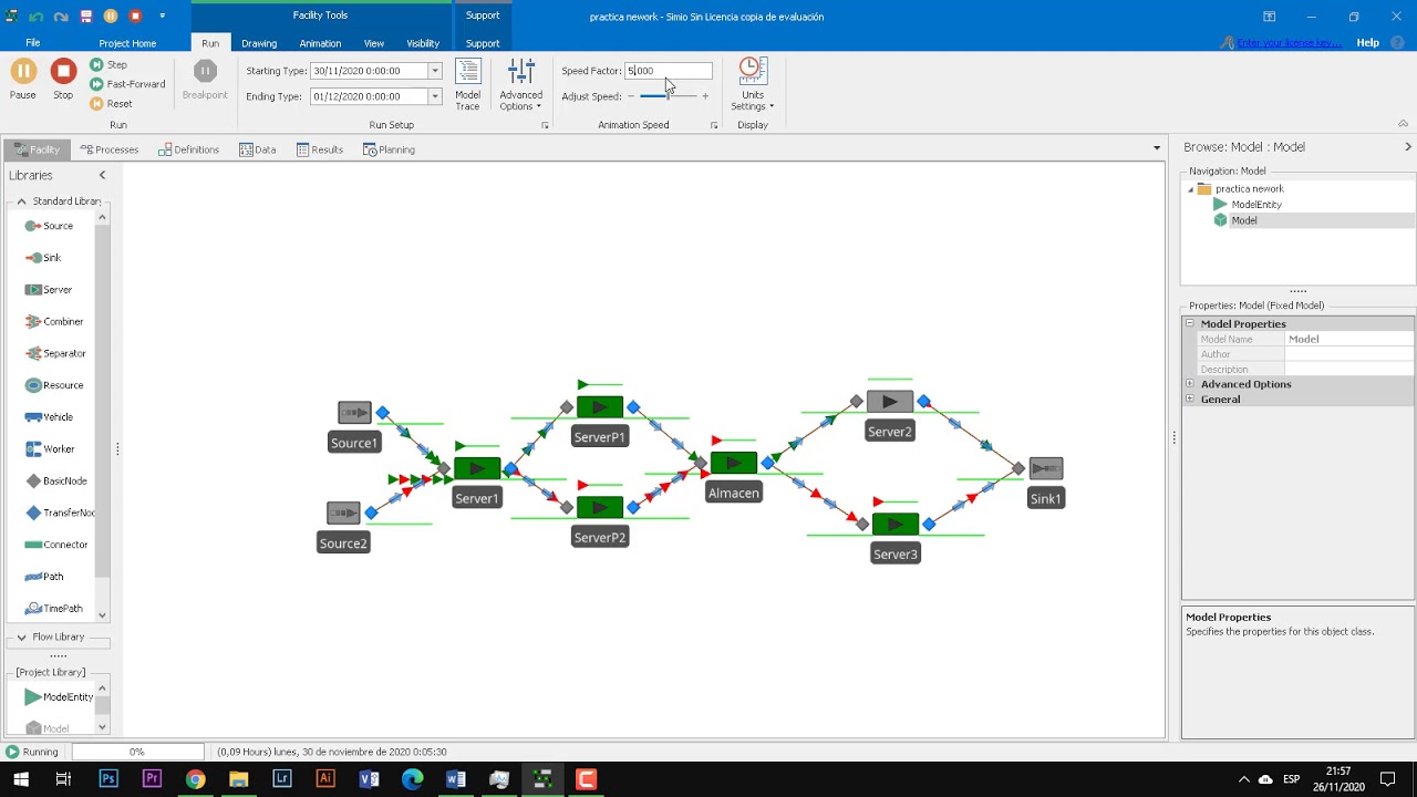 Practica Network simio C3 - YouTube