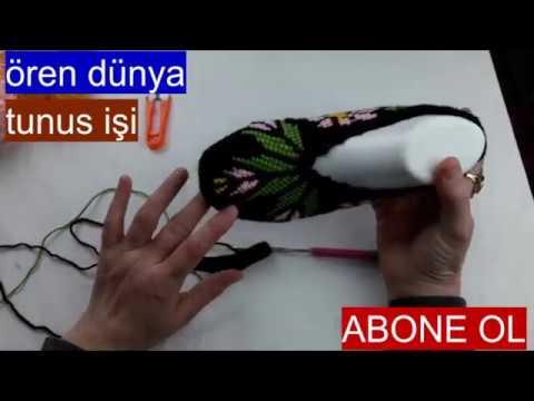 ören dünya,Tunus işi,patik,tunus işi patik modeli,bootees