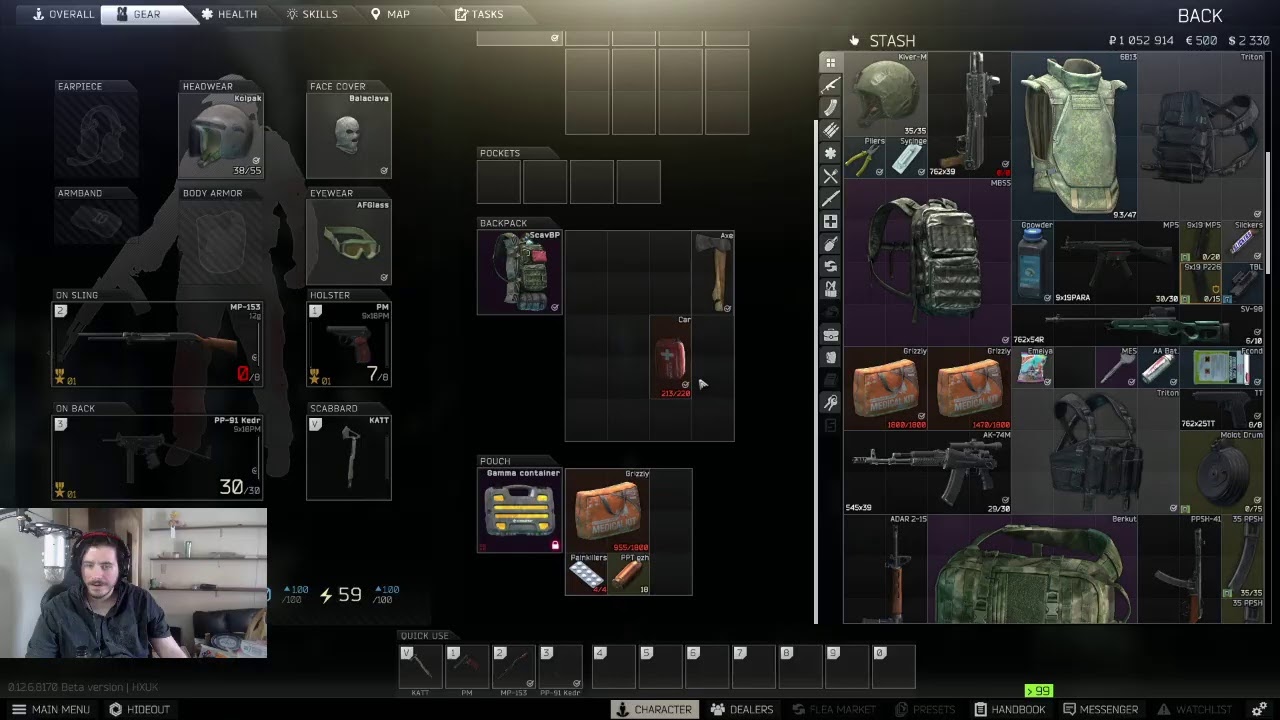 Escape from Tarkov, now with my keybinds setup properly! - YouTube